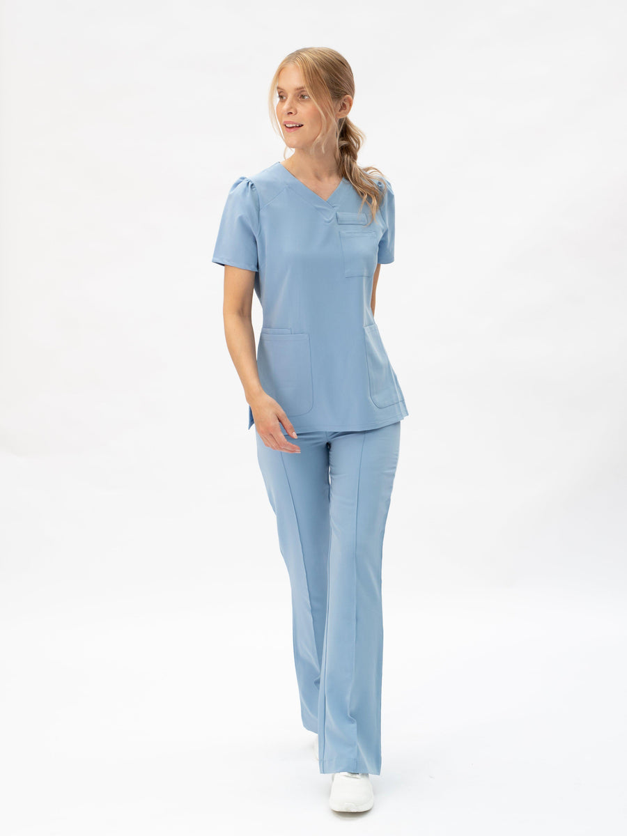 PETRA UNIFORMSBUKSE Sky Blue – WORKIS